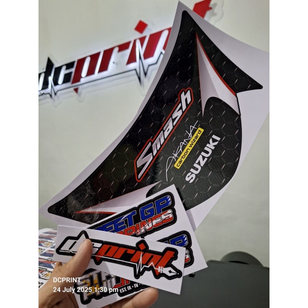 Smash Suzuki Visor Sticker High quality Sticker | Shopee Philippines