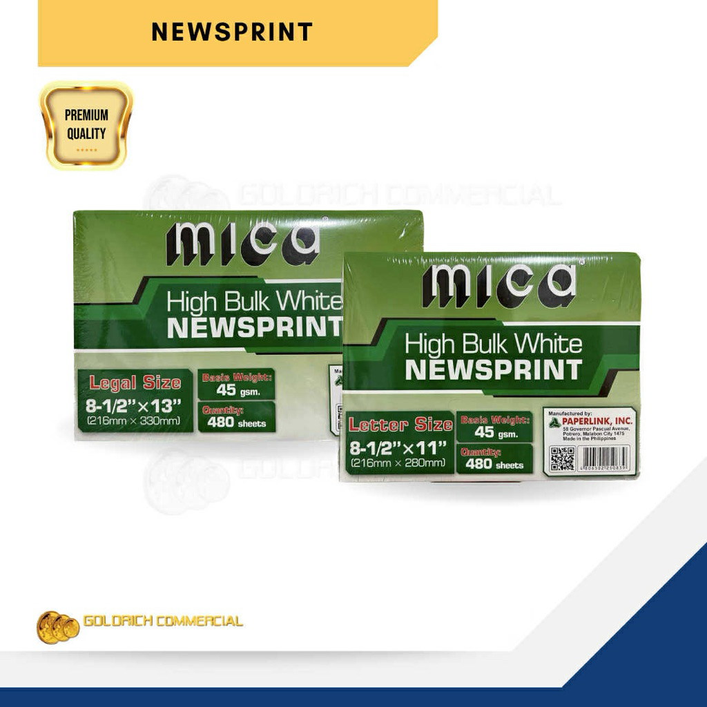 MICA High Bulk Newsprint | Shopee Philippines