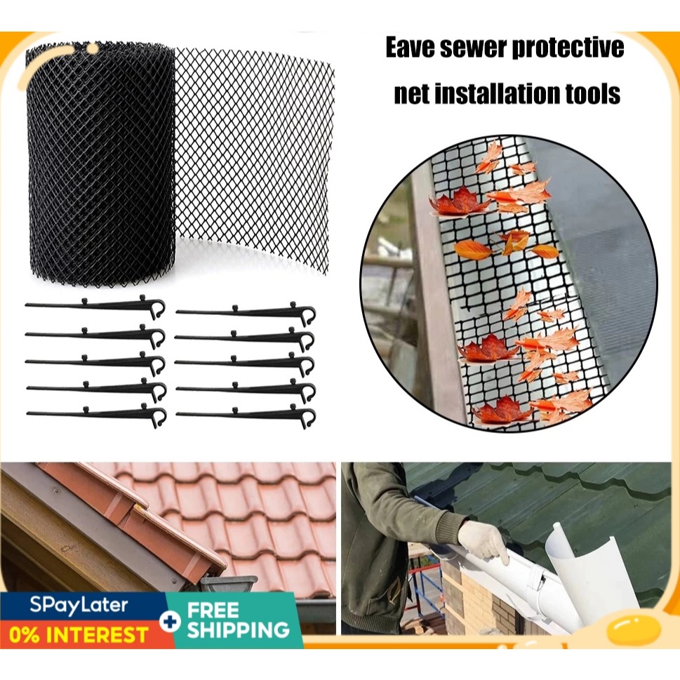 plastic gutter guard mesh, leaf protection mesh gutter guards roll leaf ...