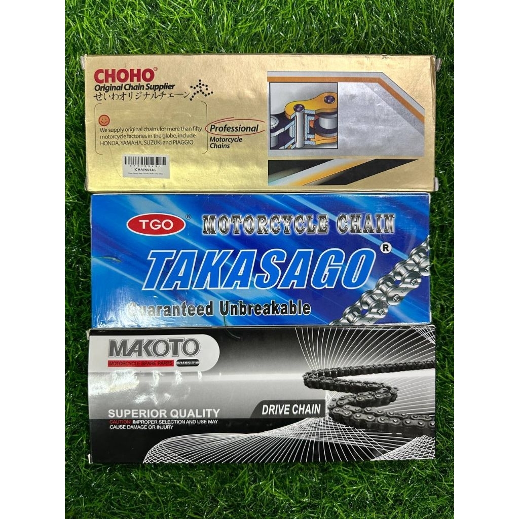 MOTORCYCLE CHAIN FOR HEAVY DUTY ( MAKOTO - CHOHO - TAKASAGO ) | Shopee ...