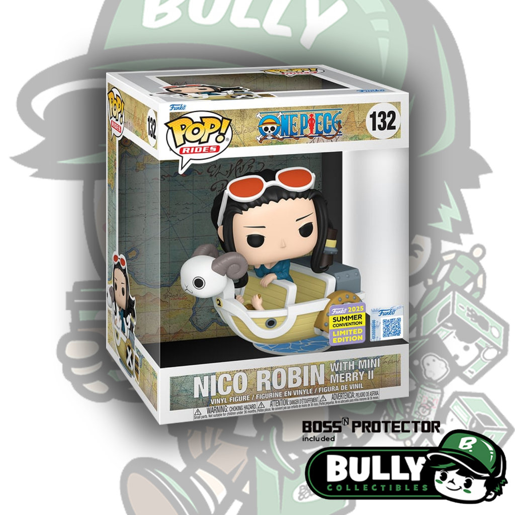 Funko POP! Rides: One Piece - Nico Robin with Mini Merry II (SCE 2025 ...