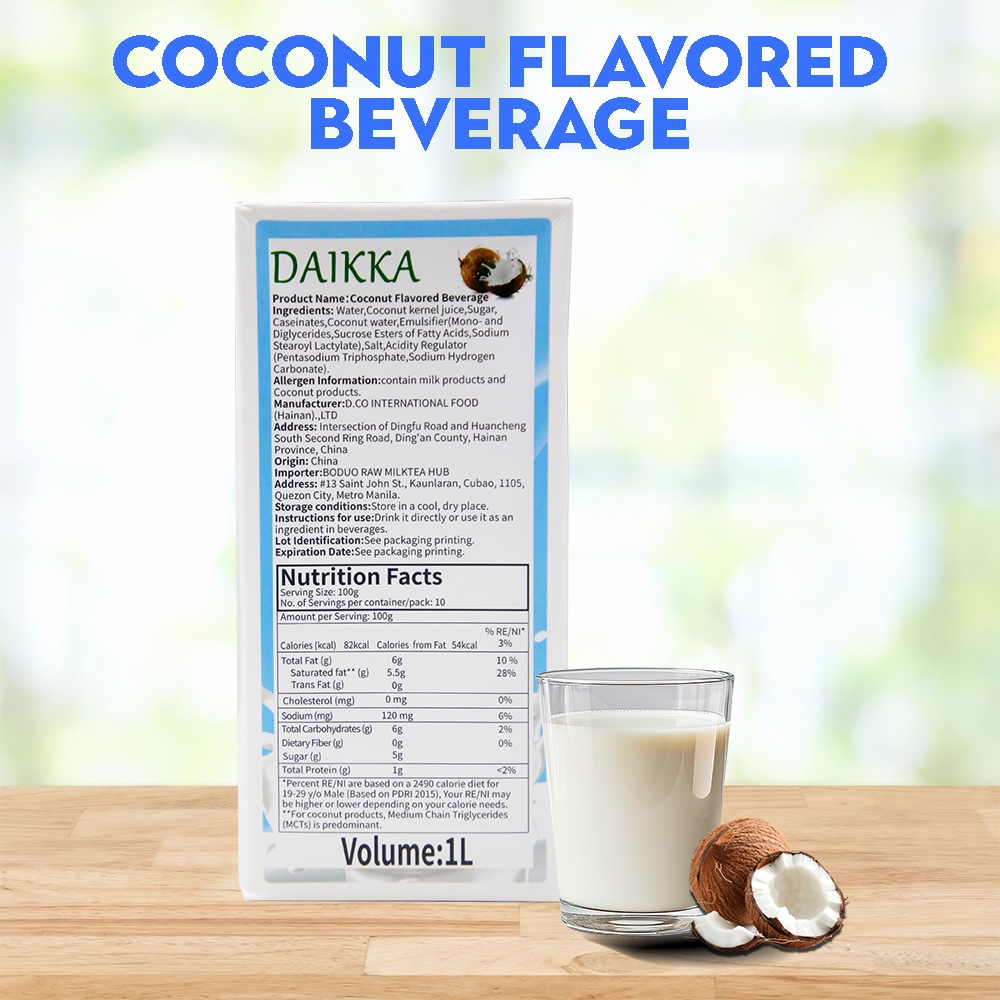 Daikka Coconut Milk Concentrated Creamy 1L / Freenow Barista Coconut ...
