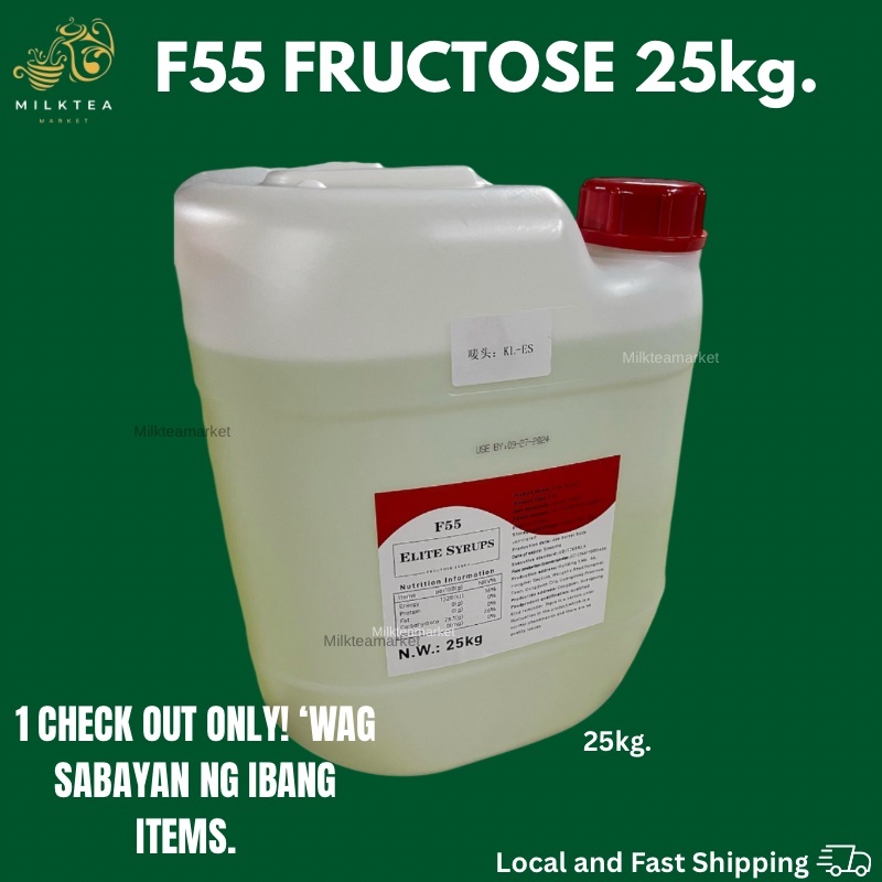 High Quality F55 Fructose Syrup Sugar 25kg For Milktea Shakes and ...