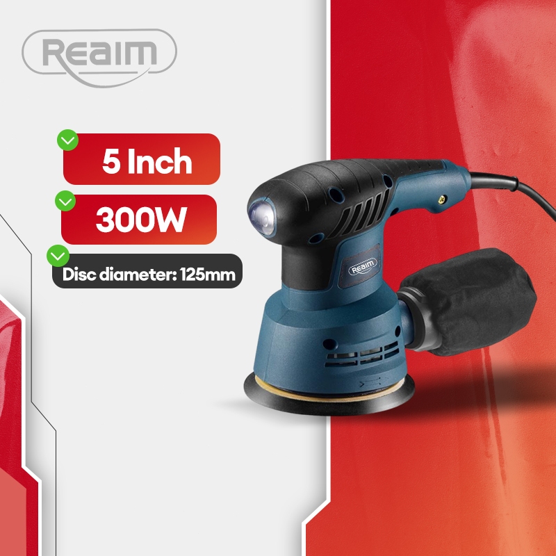REAIM Electric Sander Power Tool 300W Sanding Machine Polishing Machine ...