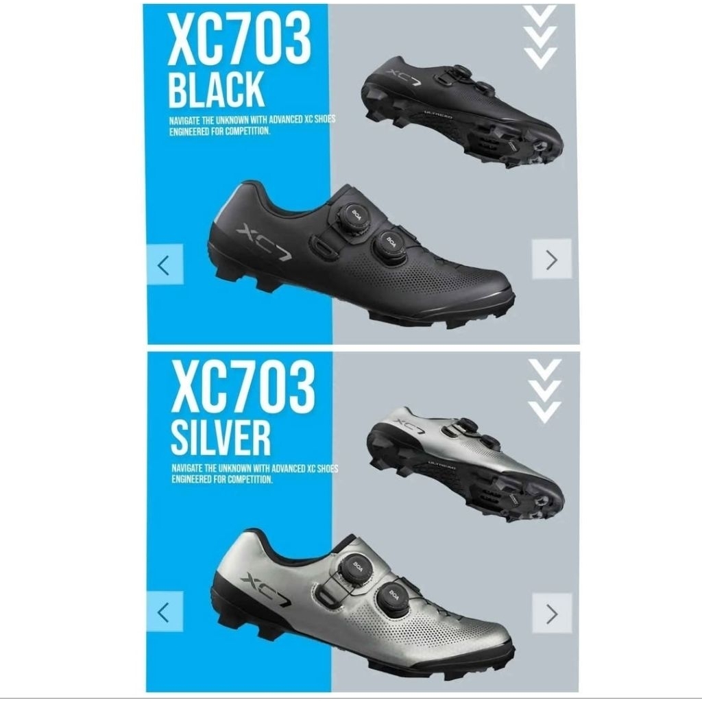 SHIMANO XC7 XC703 Wide MTB Cycling Cleat Shoes | Shopee Philippines