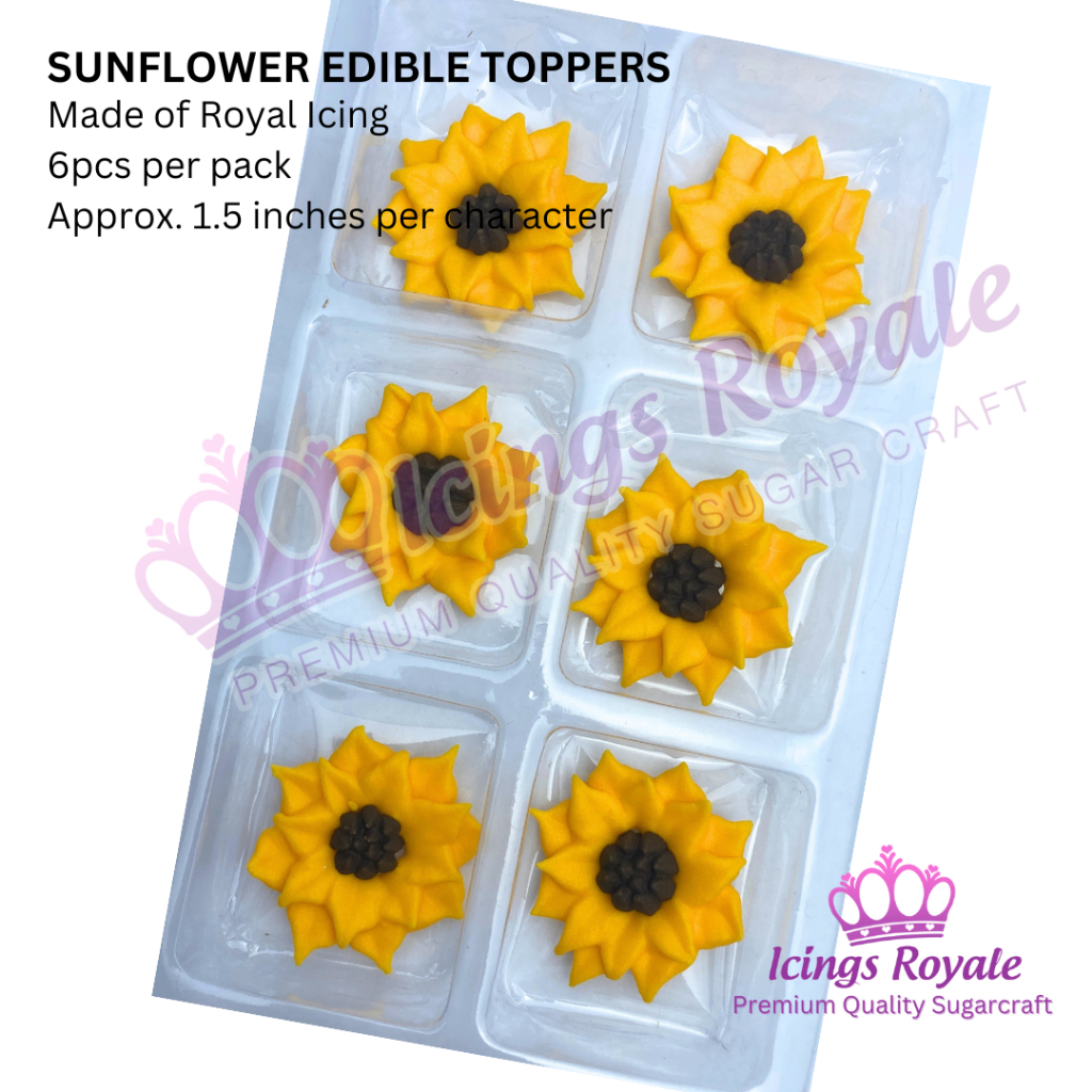 Sunflower Edible Cake and Cupcake Topper Candies | Shopee Philippines
