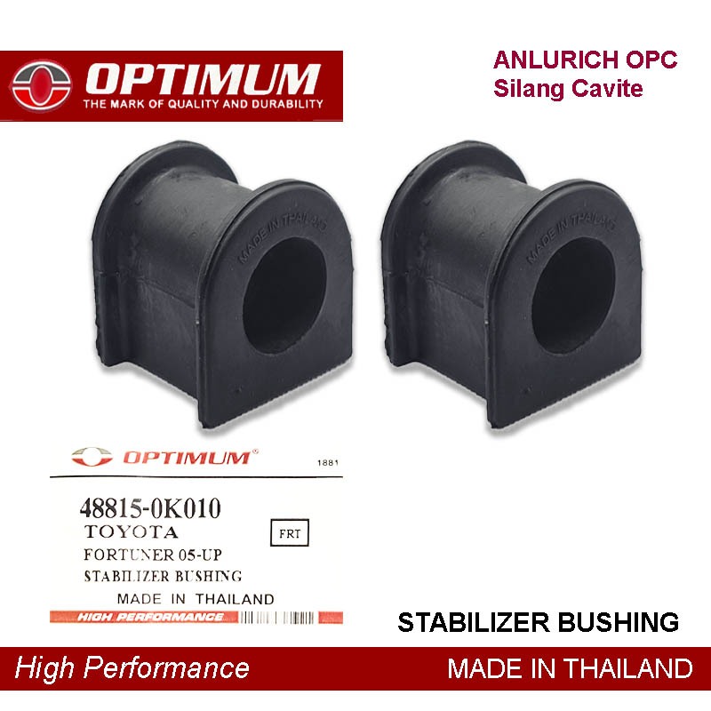 OPTIMUM STABILIZER BUSHING FRONT TOYOTA INNOVA / FORTUNER / HILUX 2005 ...