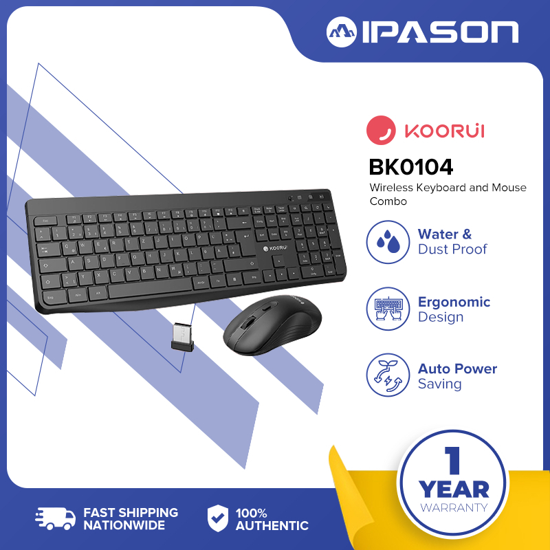 Ipason Office Keyboard Silent Keyboard for PC Laptops | Shopee Philippines
