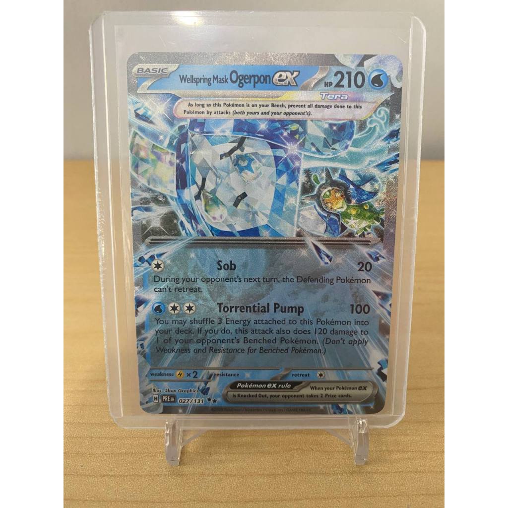 Wellspring Mask Ogerpon ex - 027/131 - Ultra Rare - Prismatic ...