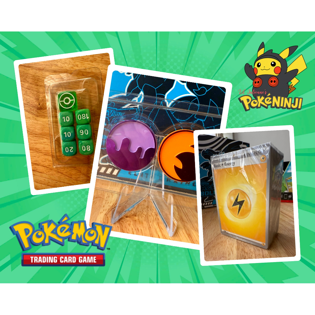 Pokemon TCG Condition Markers, Damage Counters & Energy Packs (All ...