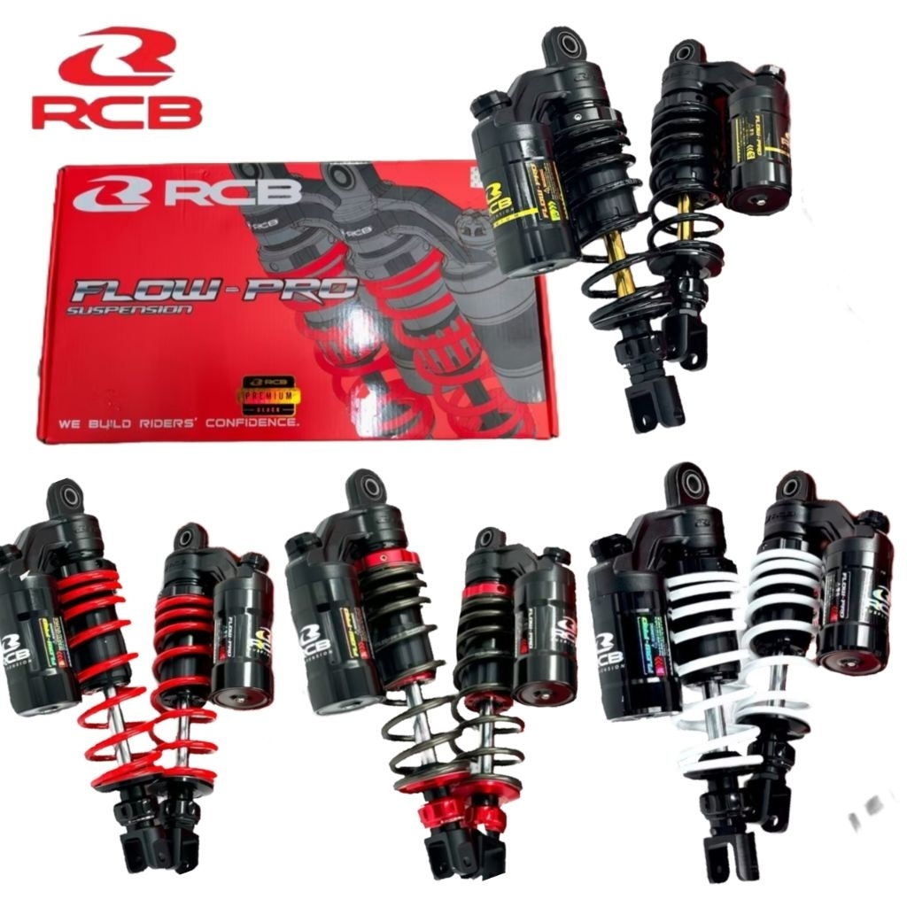 RCB FLOW PRO Series SUSPENSION DUAL ABSORBER 305MM for NMAX/AEROX ...