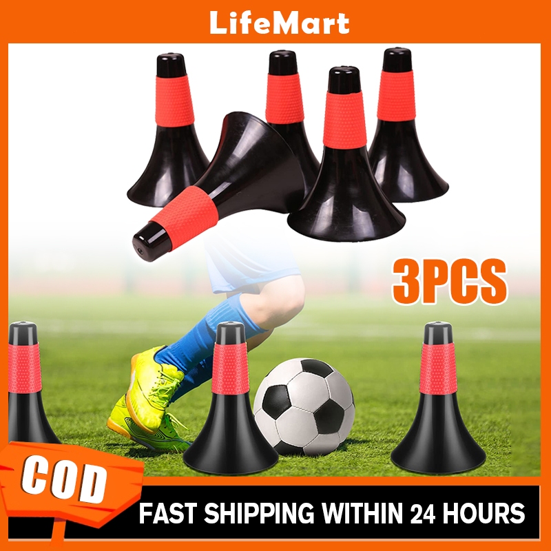 3Pcs Sport Cones Football Training Cones Basketball Sport Agility Cone ...