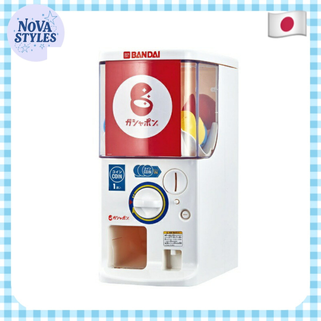 BANDAI Official Gashapon Machine Try Capsule Toy Set | Mini Vending ...