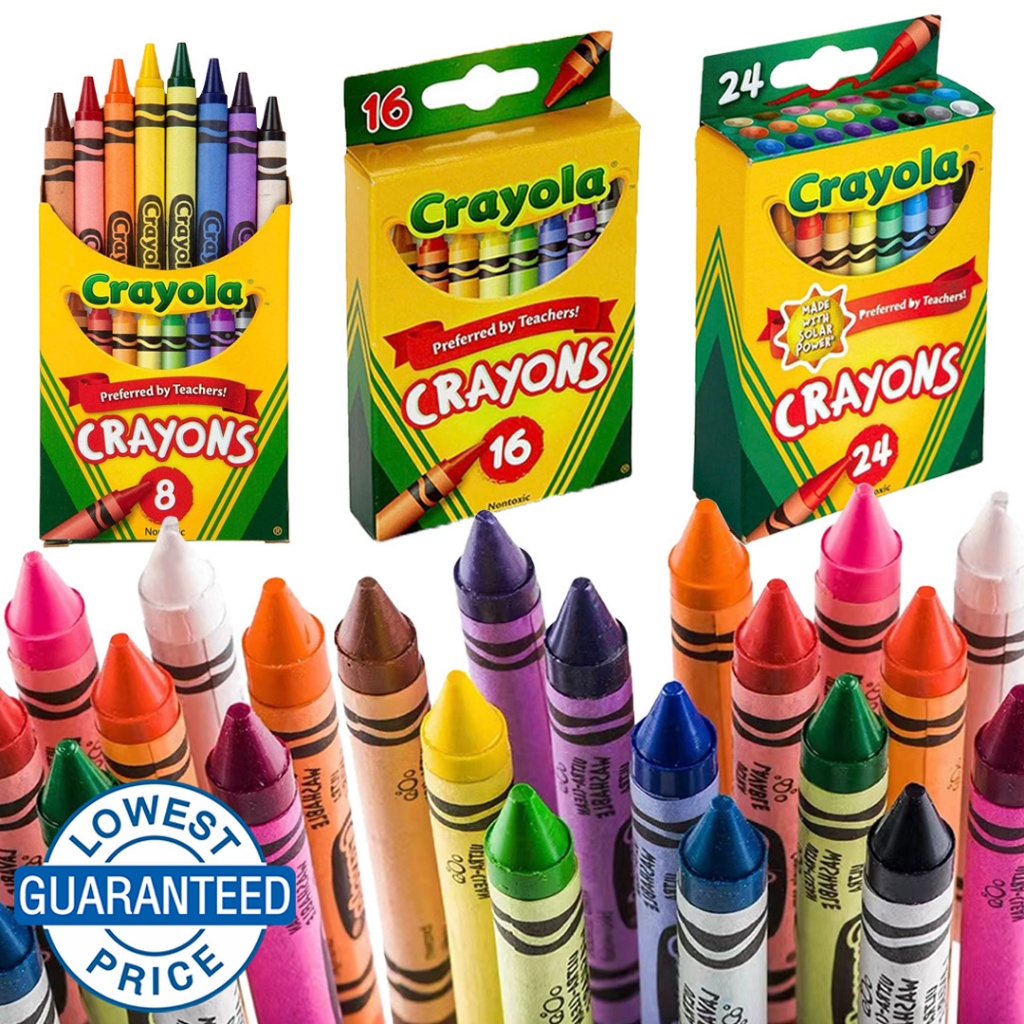 Crayons Set of & (8,16 and 24 Colors) Kids Crayon Baby Doodle Crayon ...