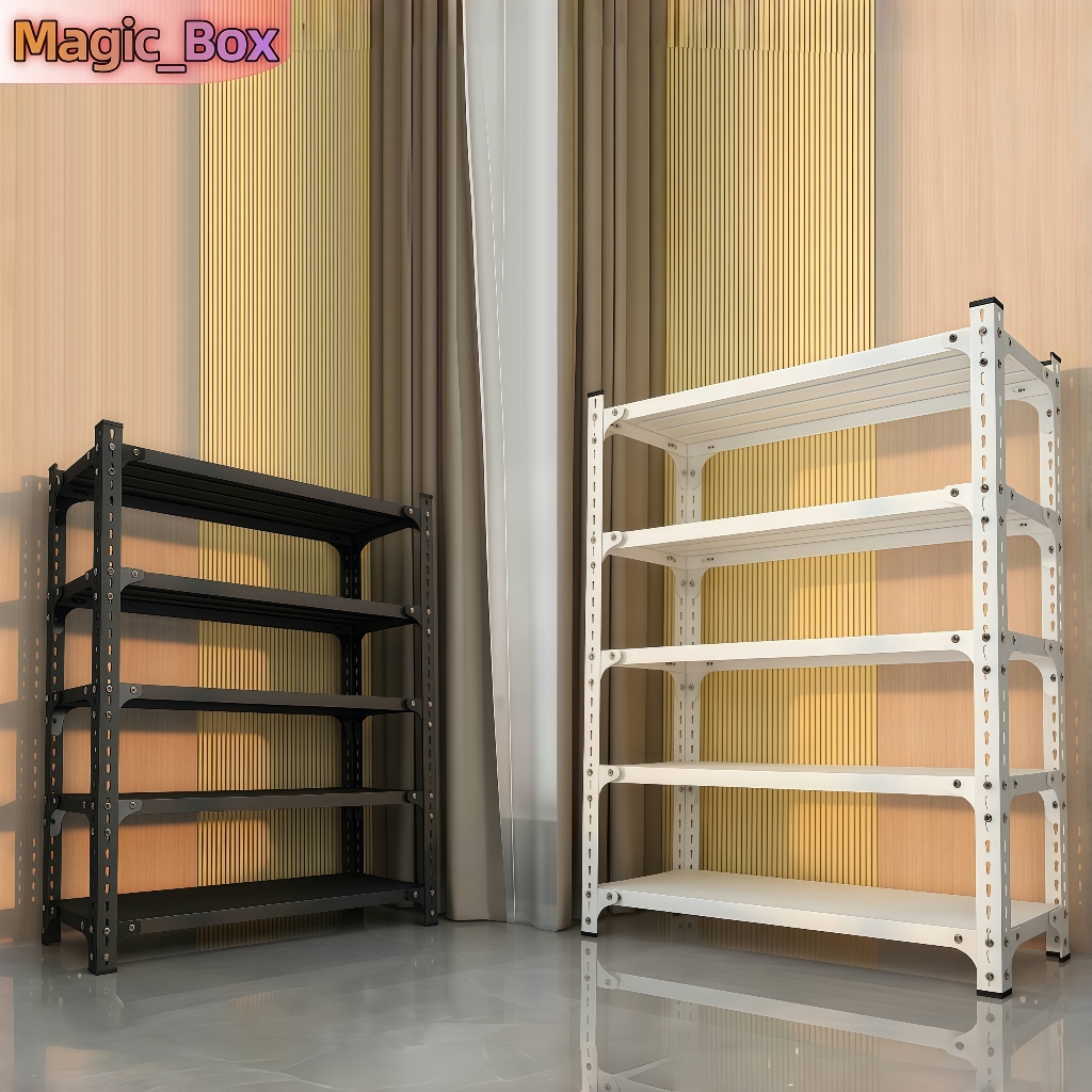 Multilayer Metal Rack Steel Rack 6 Layers Boltless Shelves Rack ...