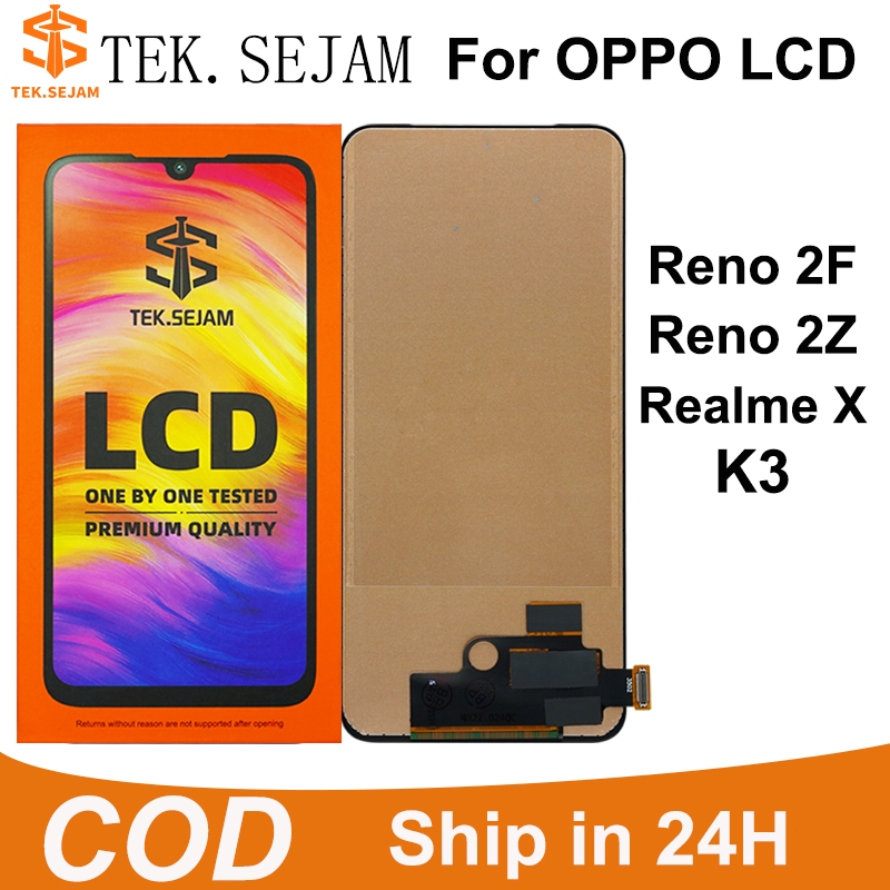 TEK.SEJAM Original LCD For OPPO Reno 2F reno 2Z K3 Realme X Display ...