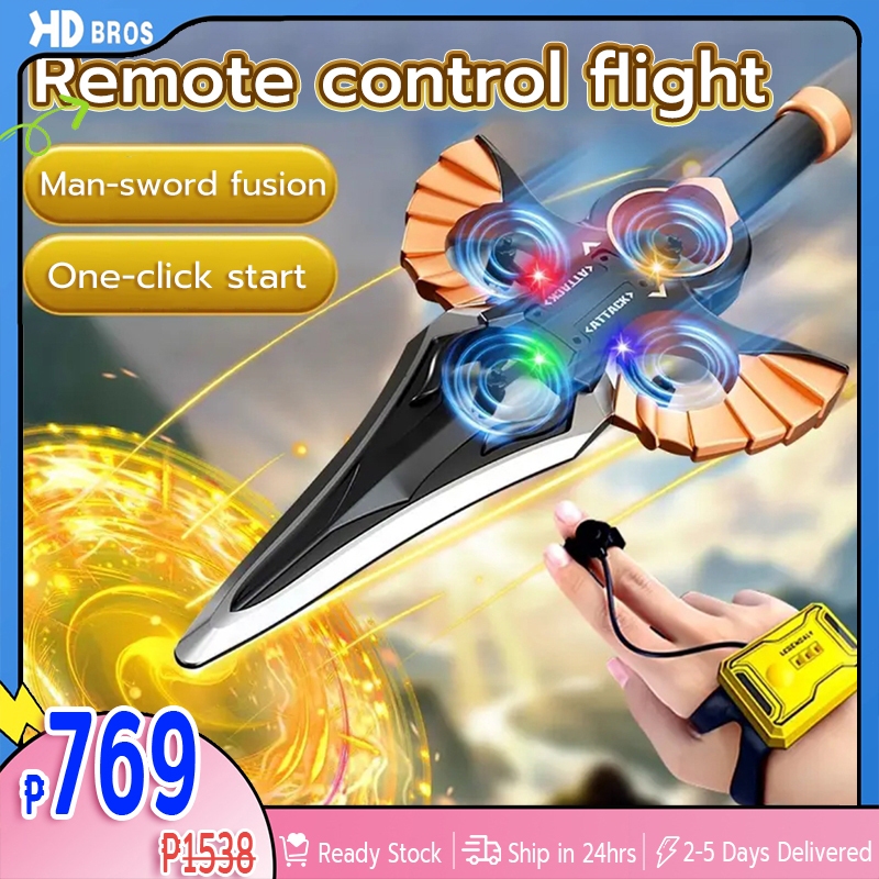 2.4G infrared remote control flying sword toy with multi speed ...