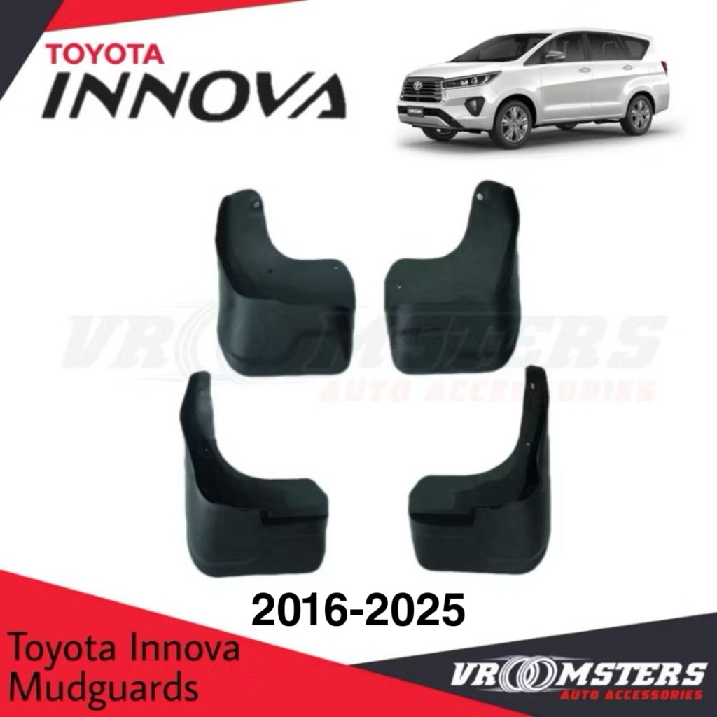 Toyota Innova 2009-2025 and Zenix 2023-2025 Mudguards #Vroomsters ...