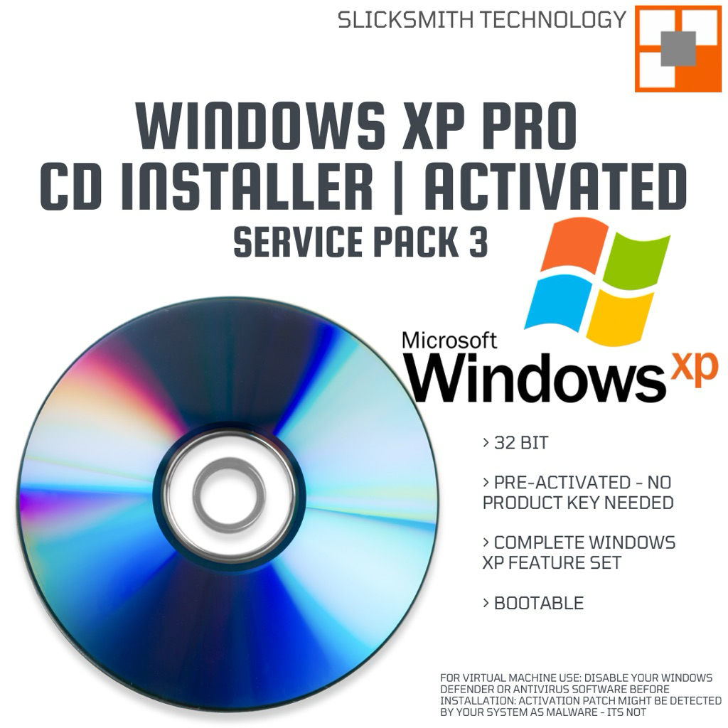 Windows XP CD Installer | SlickSmith Technology | Shopee Philippines