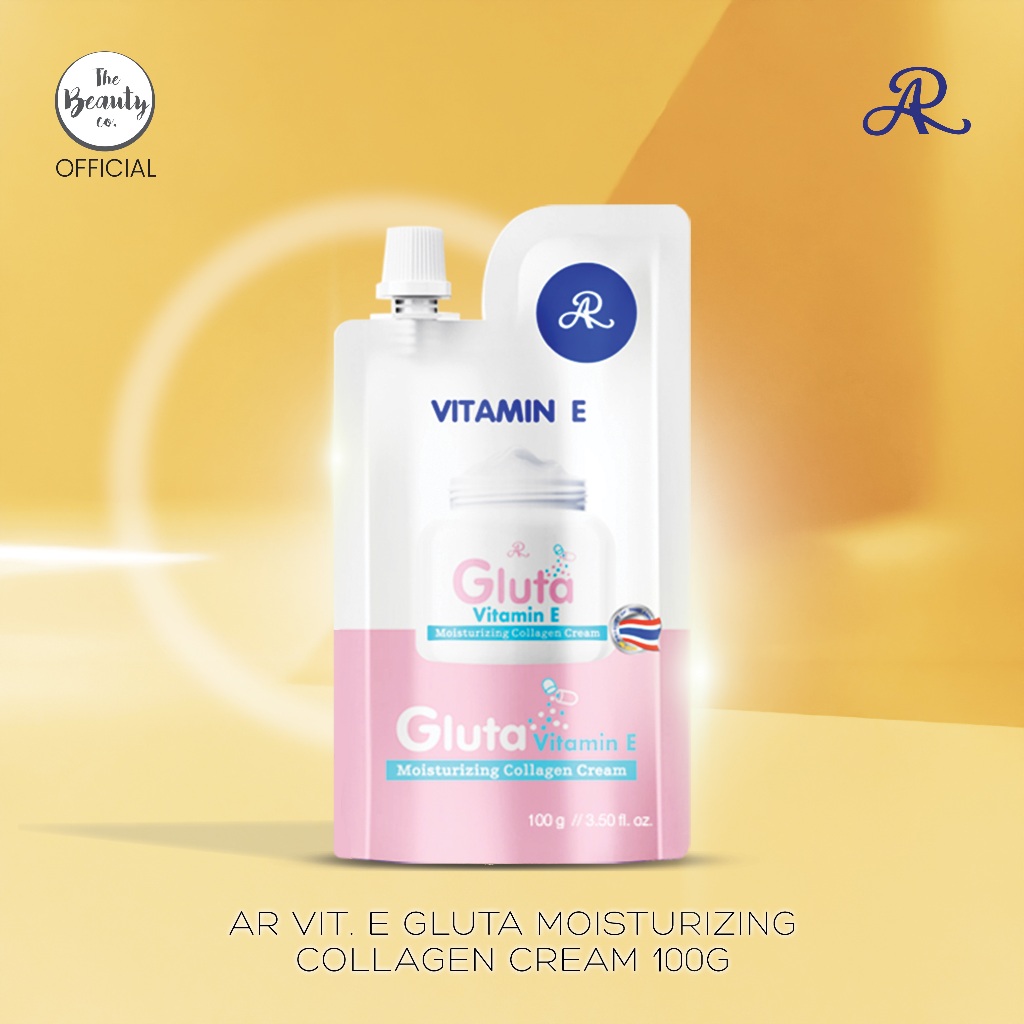 AR VIT. E: GLUTA MOISTURIZING COLLAGEN CREAM 100G | Shopee Philippines