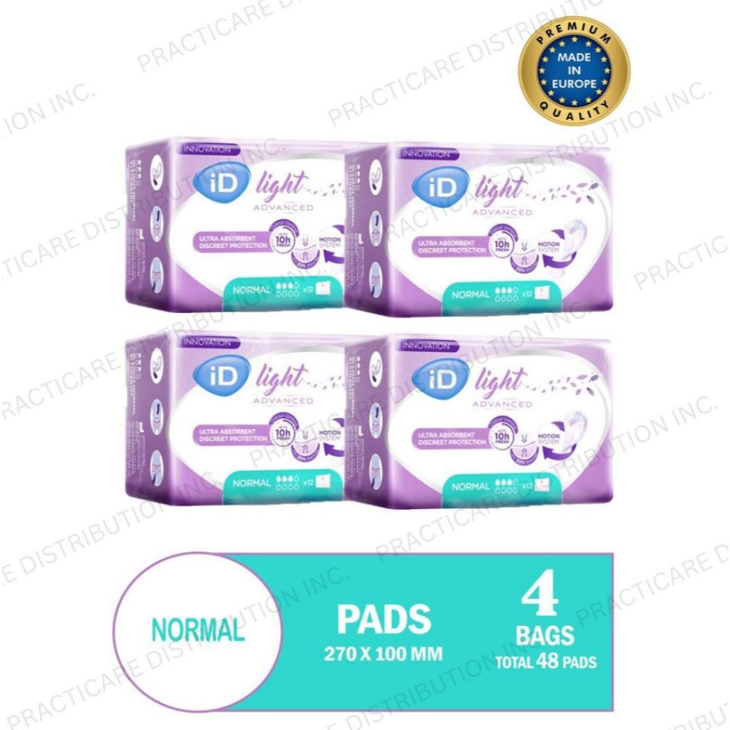 iD Light Normal Bundle Pack (For Sensitive Bladder/Incontinence Pad ...