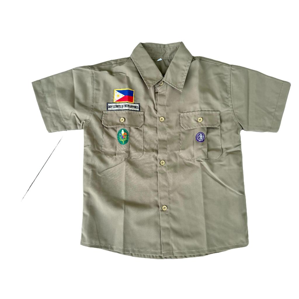 TYPE A BSP Repellant Scouting Polo and Pants School Uniform for Kids to ...