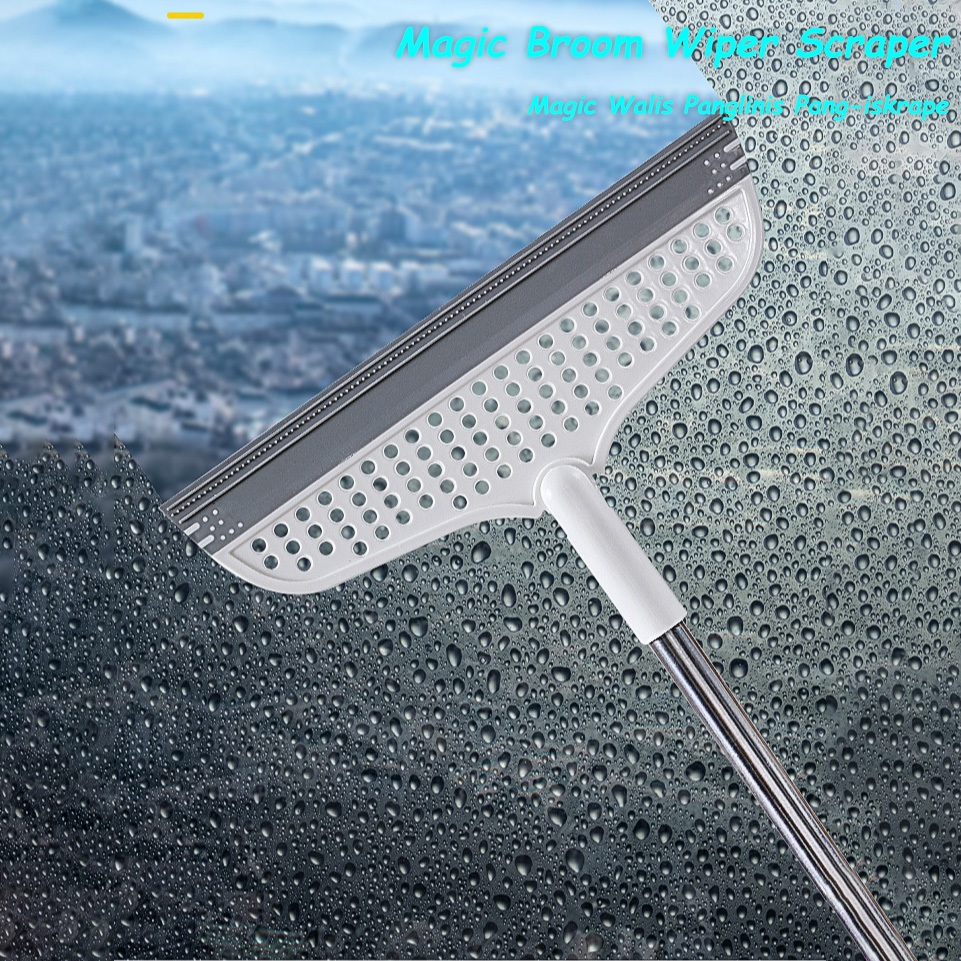 1pc Magic Broom Wiper Scraper Rotatable Floor Squeegee Broom Long ...