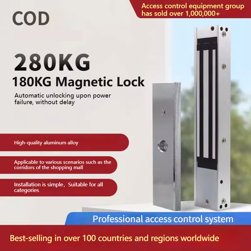 Waterproof Magnet Lock 180KG/280KG Electric Magnetic Lock DC 12V ...