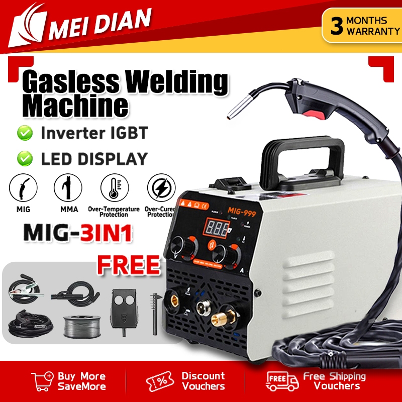 Welding Machine Portable MIG-950 3IN1 MIG/MMA/TIG Gasless Welder IGBT ...