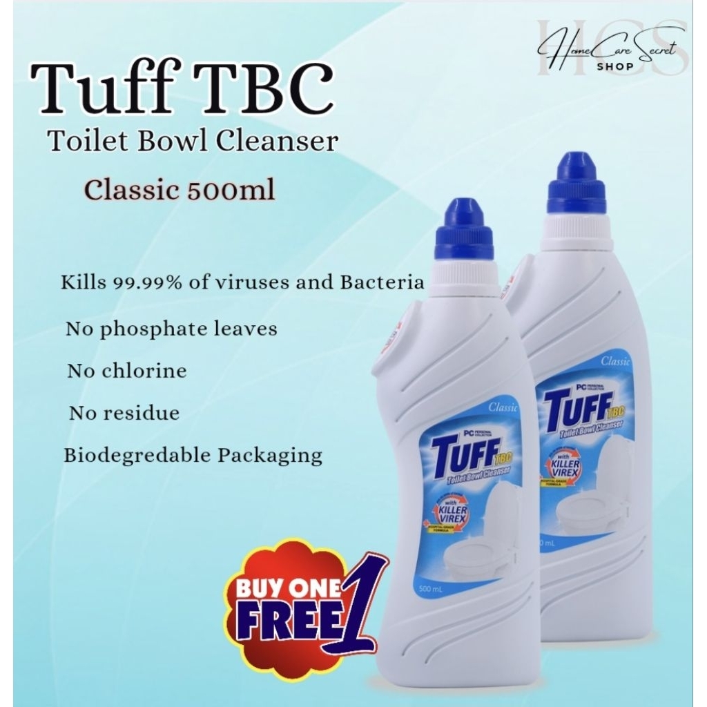 TUFF TBC CLASSIC 500 ML BUY 1 TAKE 1 TOILET BOWL CLEANER | Shopee ...
