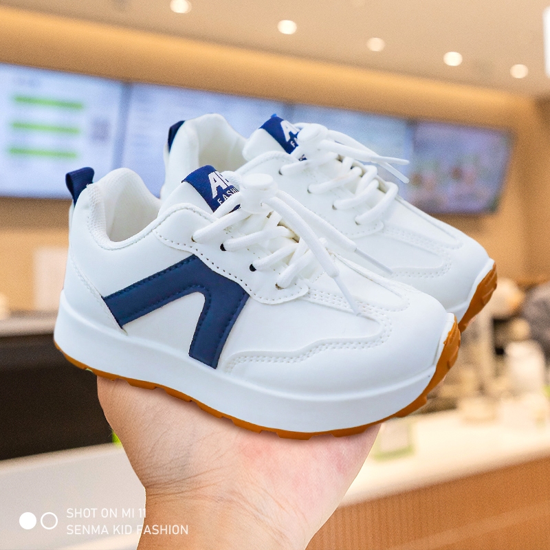 SENMA Rubber Shoes For Kids Boys Korean Shoes White Shoes Breathable ...