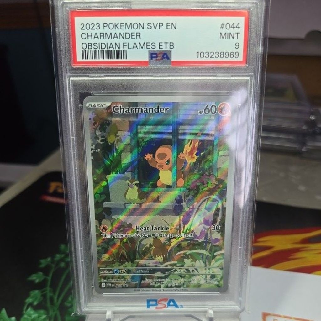 PSA 9 Charmander SVP044 - Obsidian Flames ETB Promo - Pokemon Graded ...