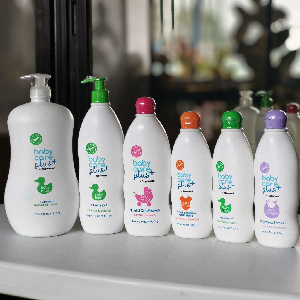 Baby Care Plus Pink/White 200/300/400/1000ml by Tupperware | Shopee ...