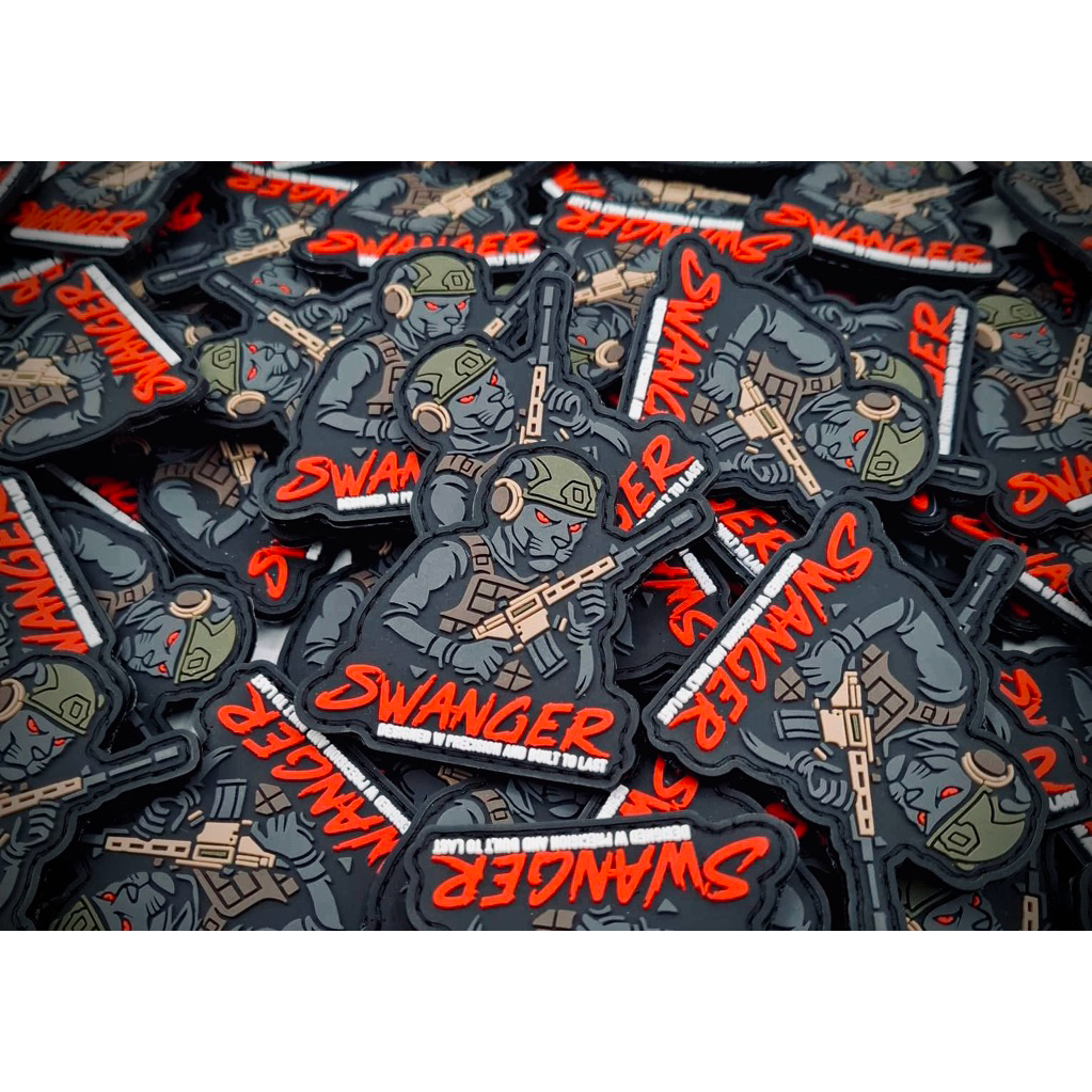 MUSANG Patch with Velcro "BRAND LOGO" SWANGER TAKTIKAL | Shopee Philippines