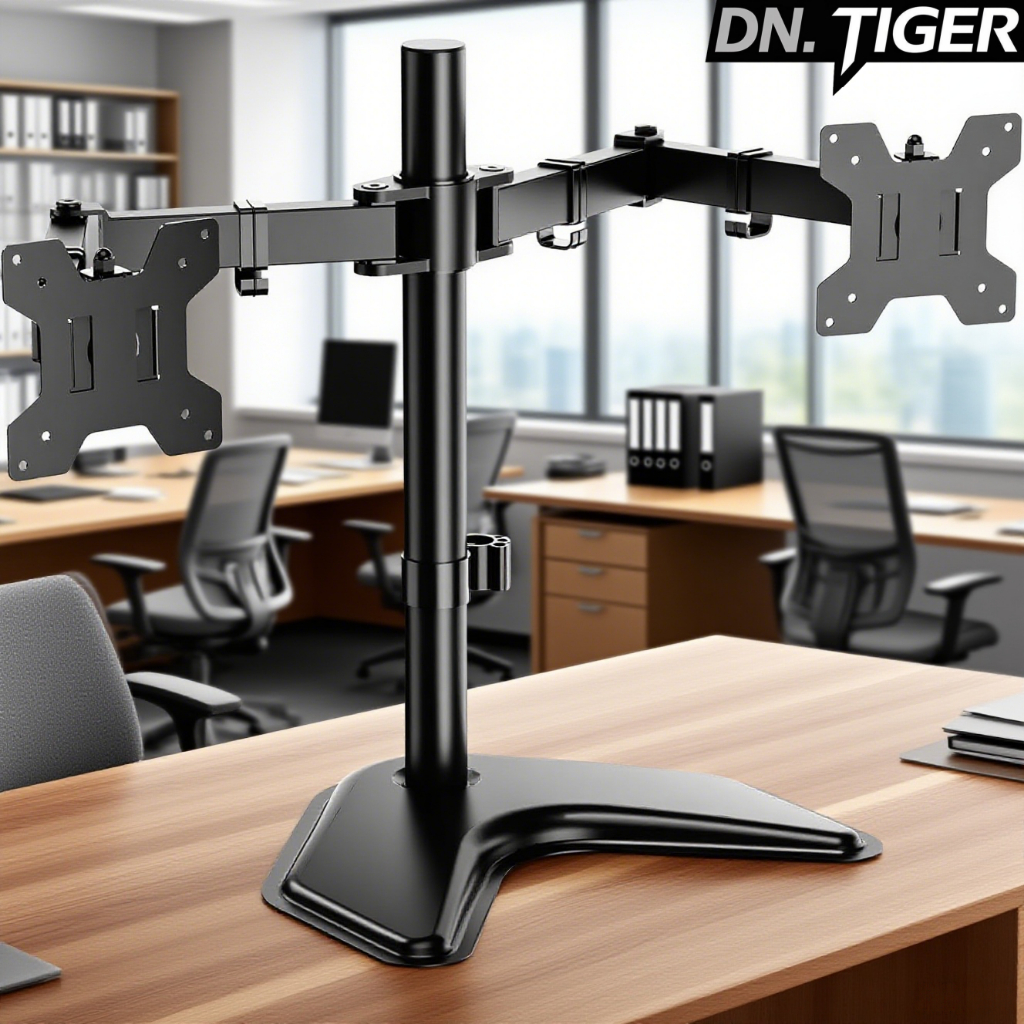 Loop Alloy Dual Monitor Bracket with Base18-27“ Monitor capacity 8kg ...