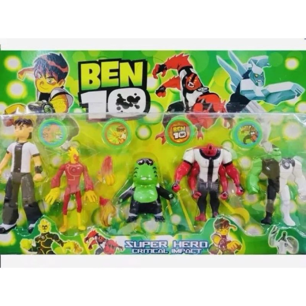 BEN 10 Superheroes Critical Impact Action Figure Playset for Kids ...