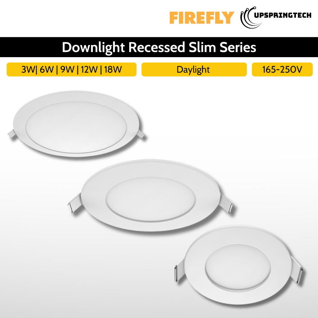 Firefly Downlight Recessed Slim Series (3W–18W) | Shopee Philippines