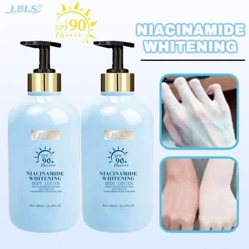 LBLS SPF90 PA++++ Sunscreen Niacinamide Whitening Body Lotion Moisturizing Waterproof 300ML ...