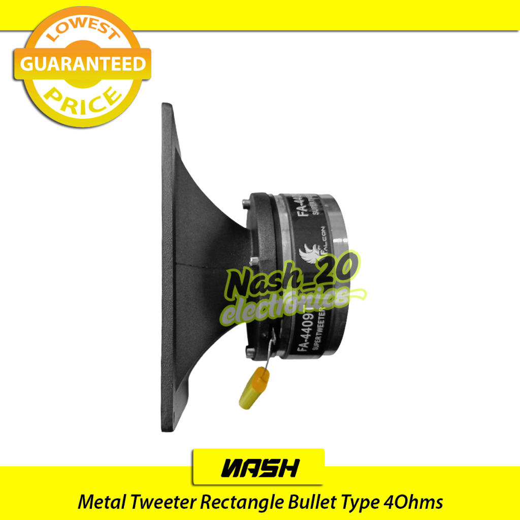 1 Set - Metal Rectangle Tweeter 4Ohms 50W - FA-4409T | Shopee Philippines