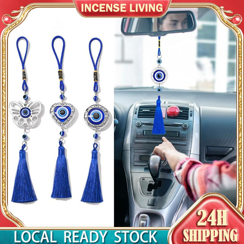 Protection Evil Eye Hanging Charms Amulet Blessed Car Pendant Pangsabit ...
