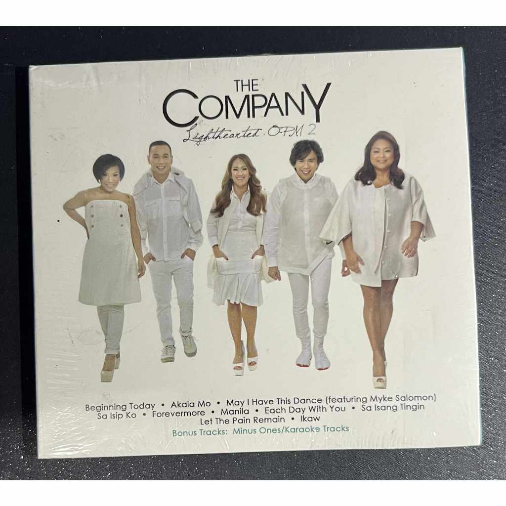 THE COMPANY CD LIGHTHEARTED OPM ALBUM AND MORE SEALED | Shopee Philippines