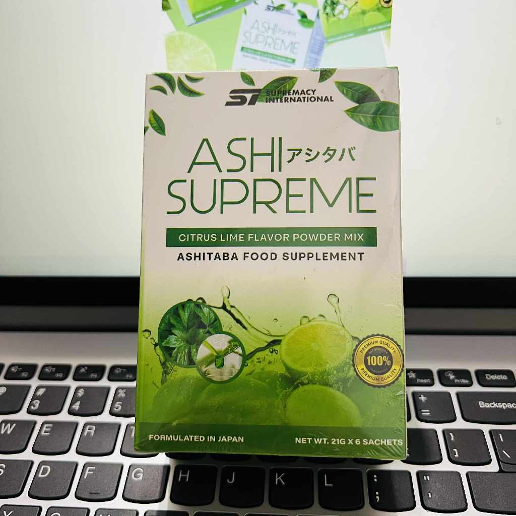 ASHI SUPREME CITRUS LIME FLAVOR POWDER MIX (ASHITABA FOOD SUPPLEMENT ...