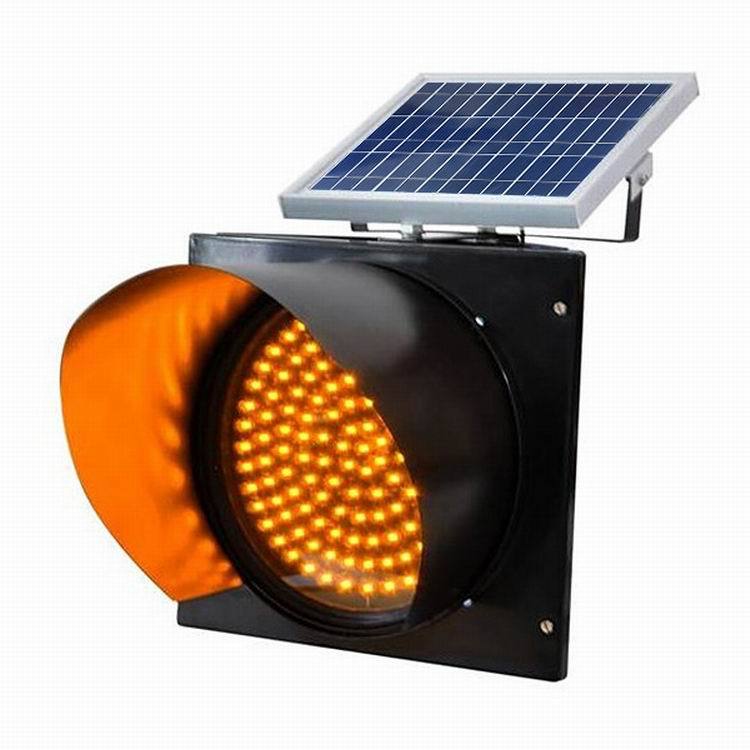 Solar LED Traffic Light High Brightness LED Blinker Lights street roads ...