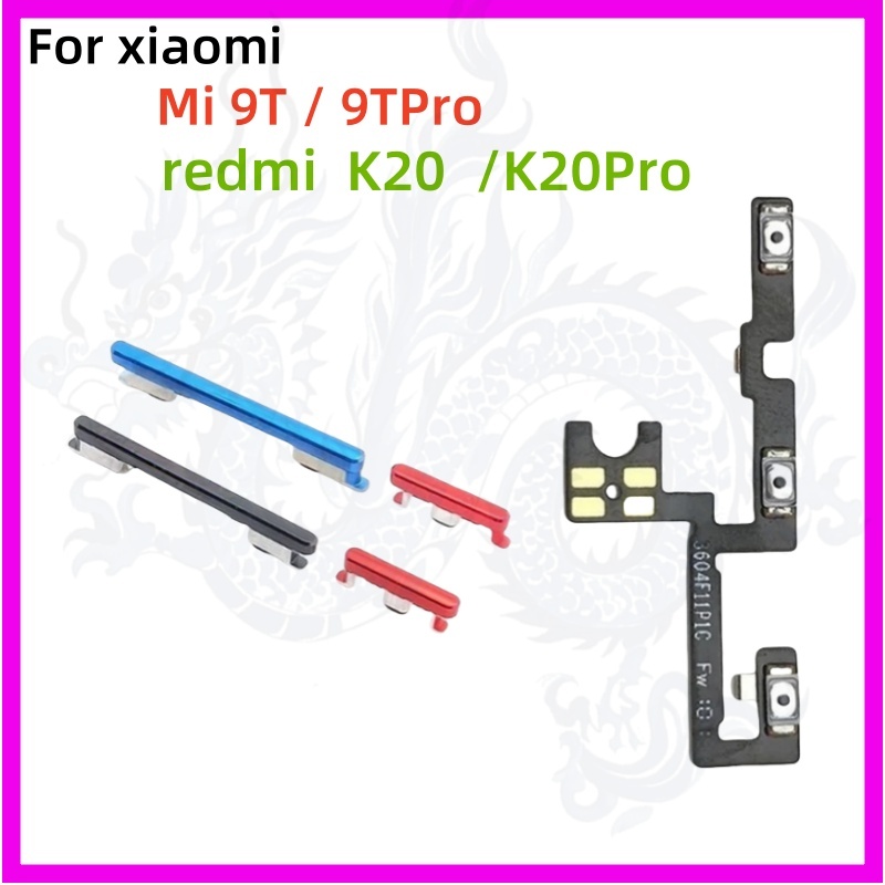 Power On Off volume button Flex For xiaomi Mi 9T Pro redmi K20 Pro Up ...