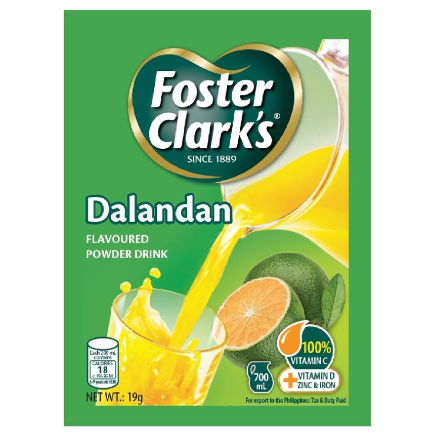 Foster Clark's Flavoured Powder Drink Dalandan 19g | Shopee Philippines