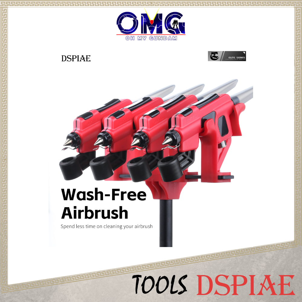 Dspiae Wash-Free Airbrush PT-AB Mixing Bottle MS-B50 Wash Free Airbrush ...
