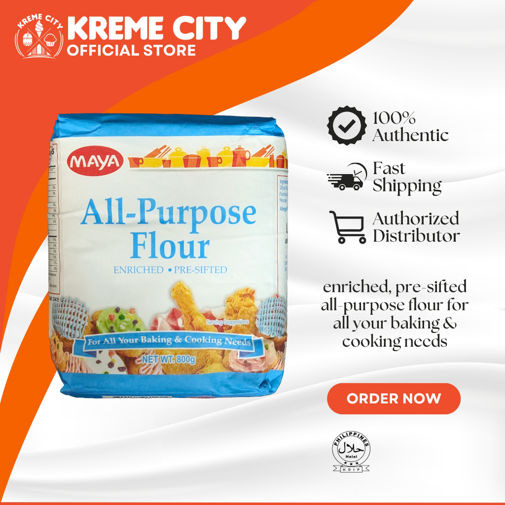 Maya Enriched Pre-sifted All-Purpose Flour 800g | Shopee Philippines