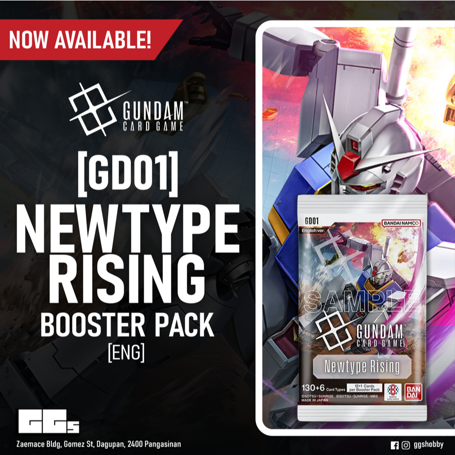 Gundam Card Game [GD01] New Type Rising ENGLISH Booster Pack | Shopee Philippines