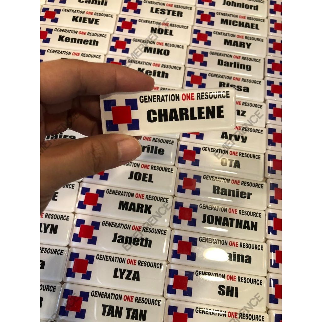 ACRYLIC / STAINLESS GENERATION ONE NAMEPLATE | Shopee Philippines