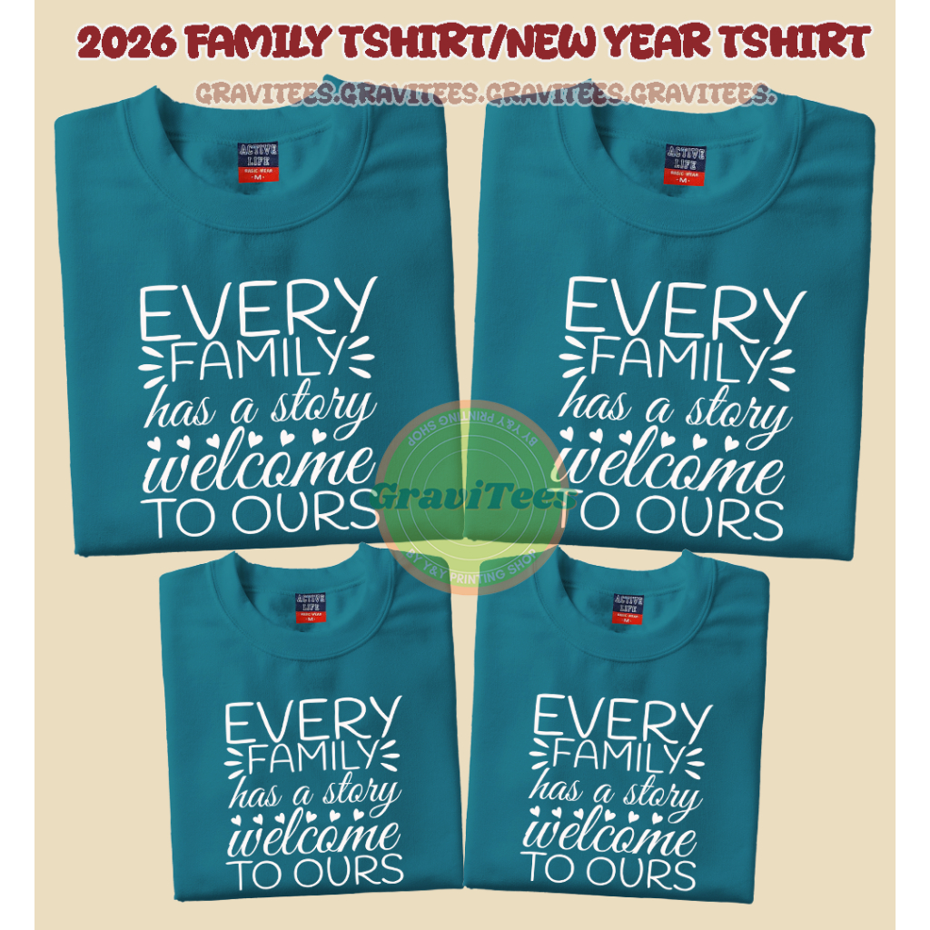 2026 FAMILY TSHIRT | TRANSFORMATIVE TEAL SHIRT | NEW DESIGN STATEMENT ...